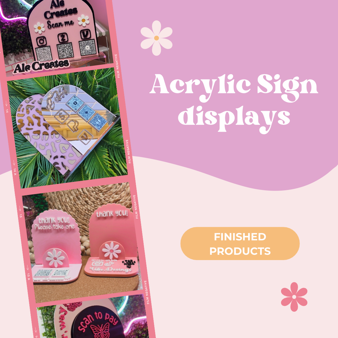 Acrylic sign displays – LilibellesStudio