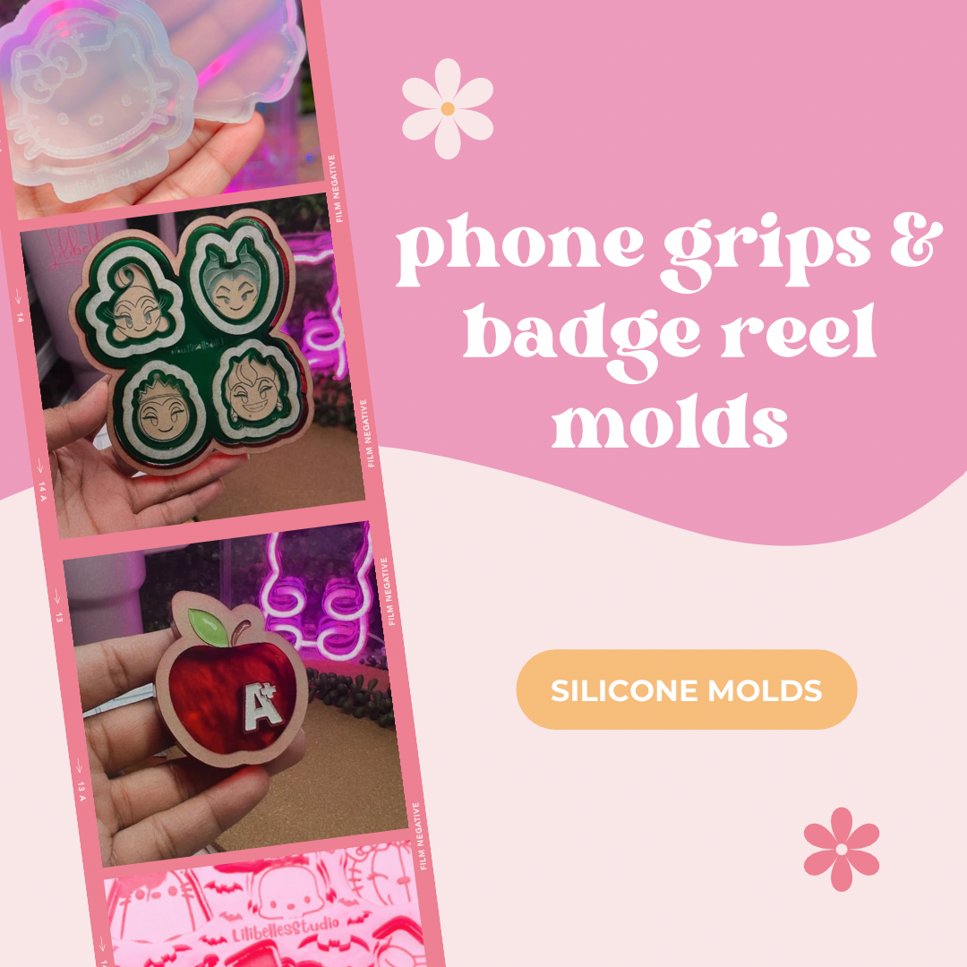 Phone Grips & badge reel Molds – LilibellesStudio
