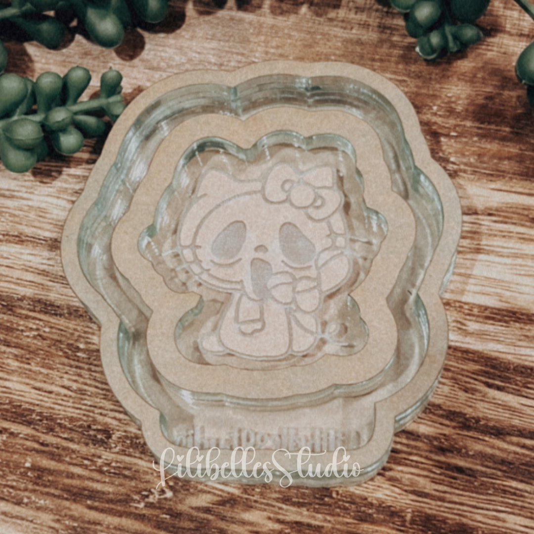 Screaming Kitty shaker MOLD – LilibellesStudio